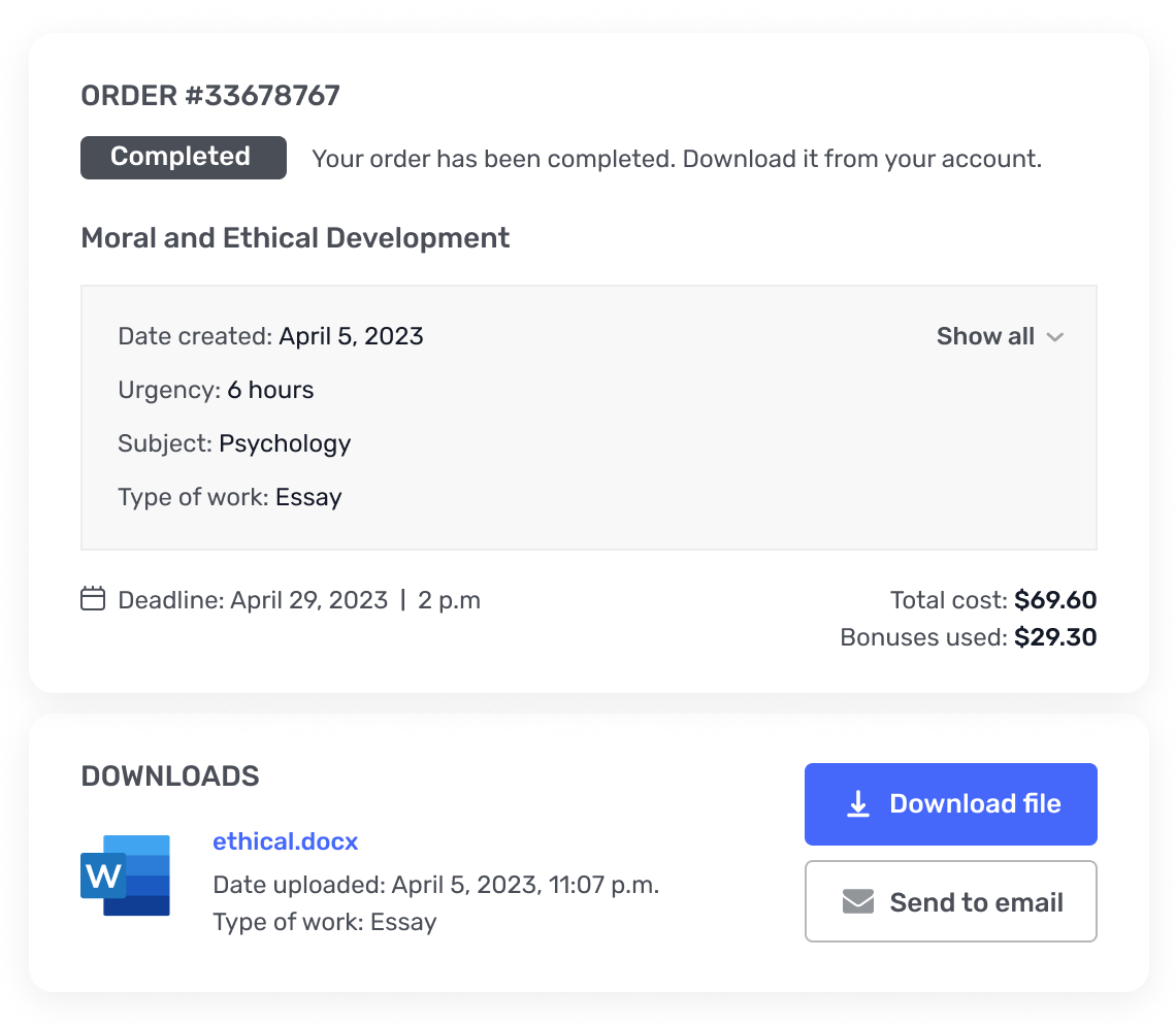 Read Free Essay Samples provided by KillerEssays - Write My Paper Org